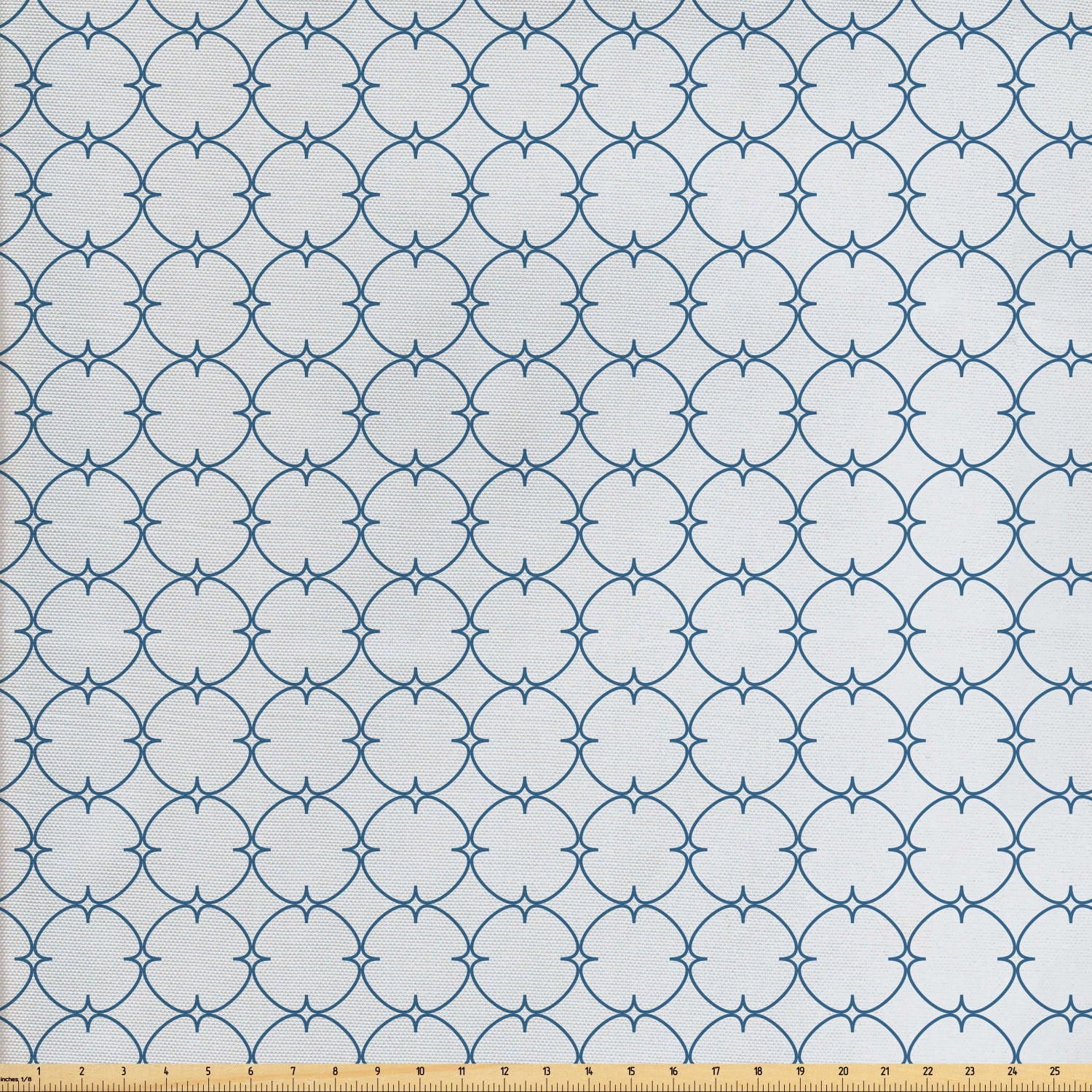 Ambesonne Vintage Fabric by the Yard Upholstery, Checkered Simple Retro ...