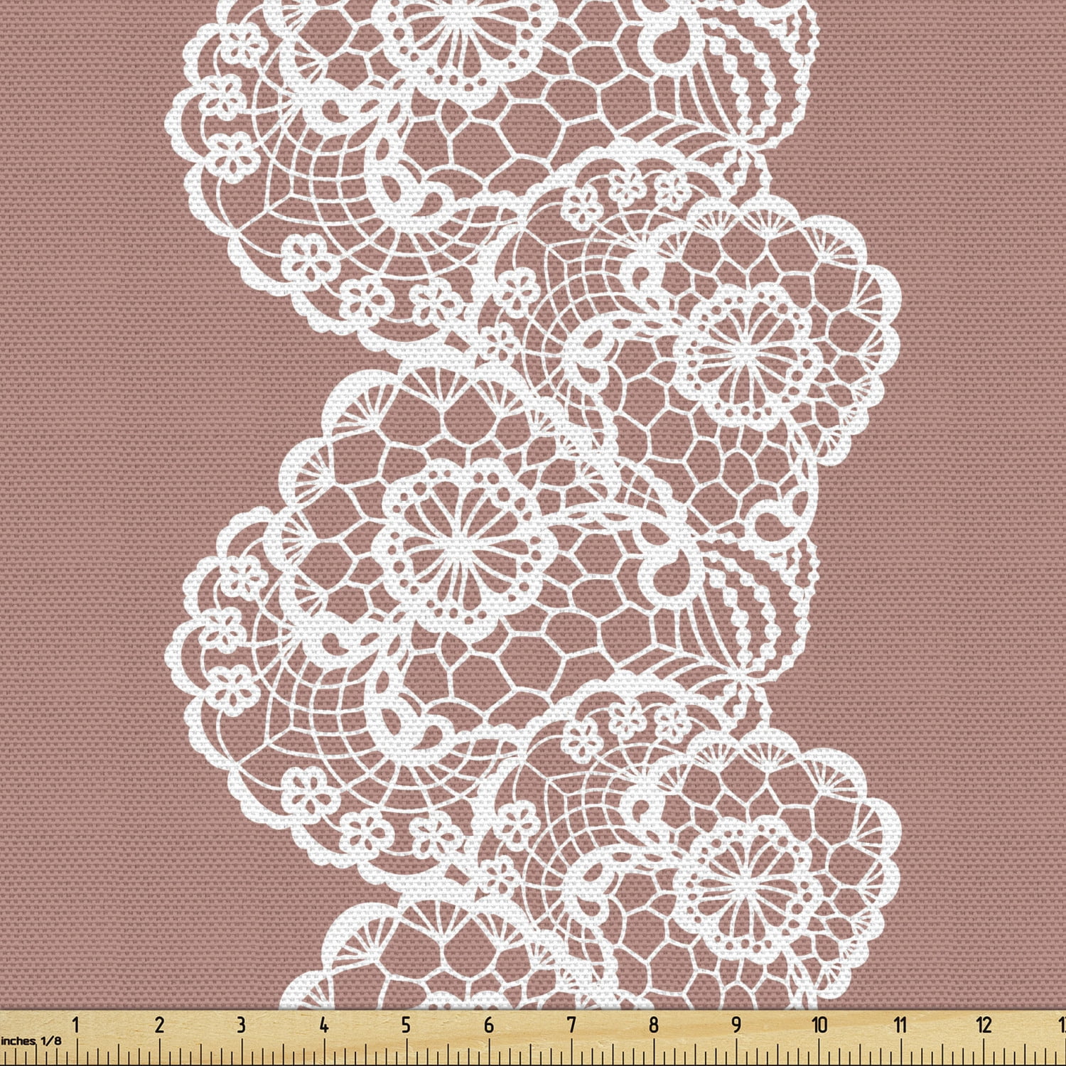 Vintage Fabric by the Yard Upholstery, White Lacy Vintage Romantic ...
