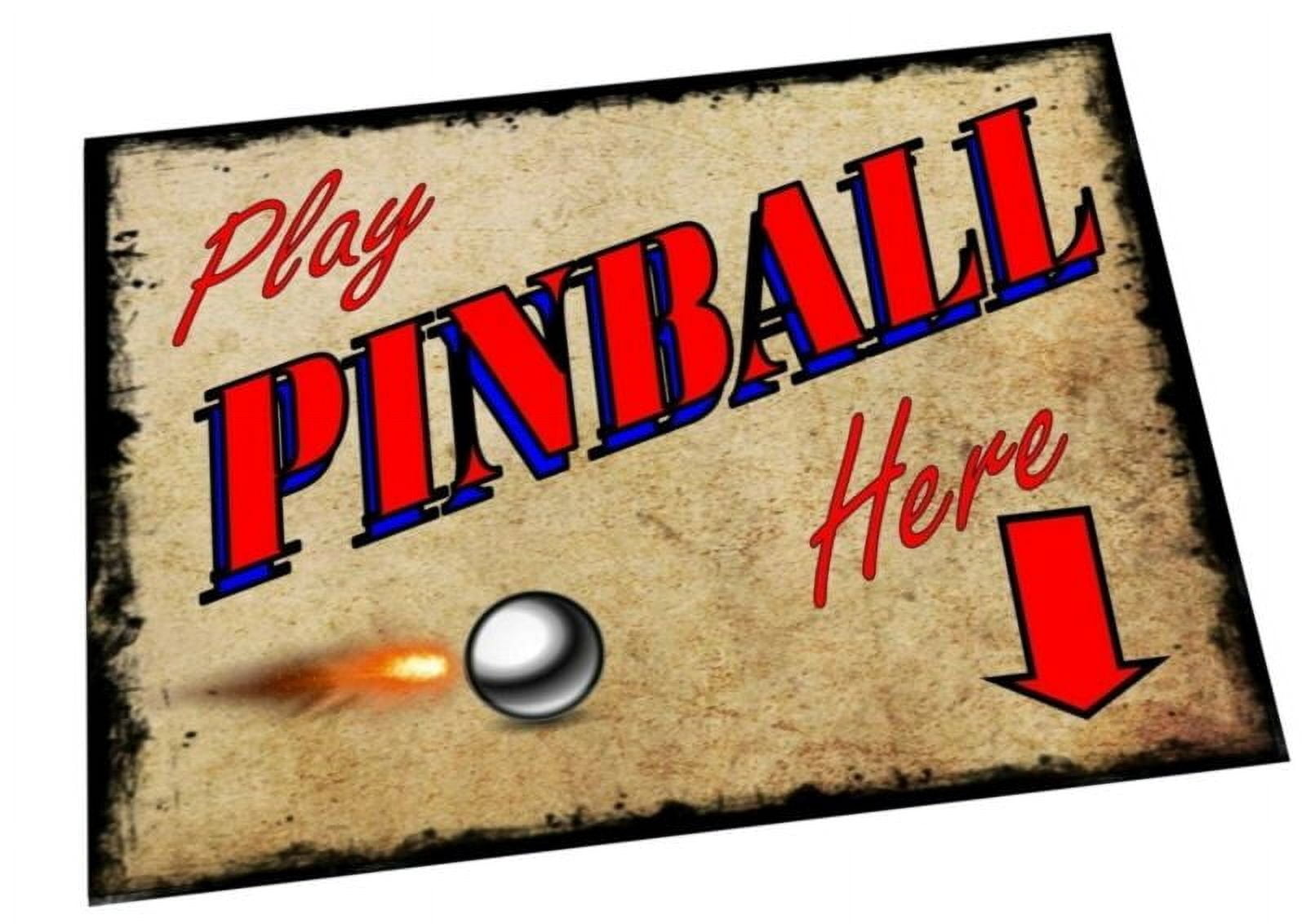 Vintage Fairground Pinball Sign Reproduction Vintage Style Man Cave Pub ...