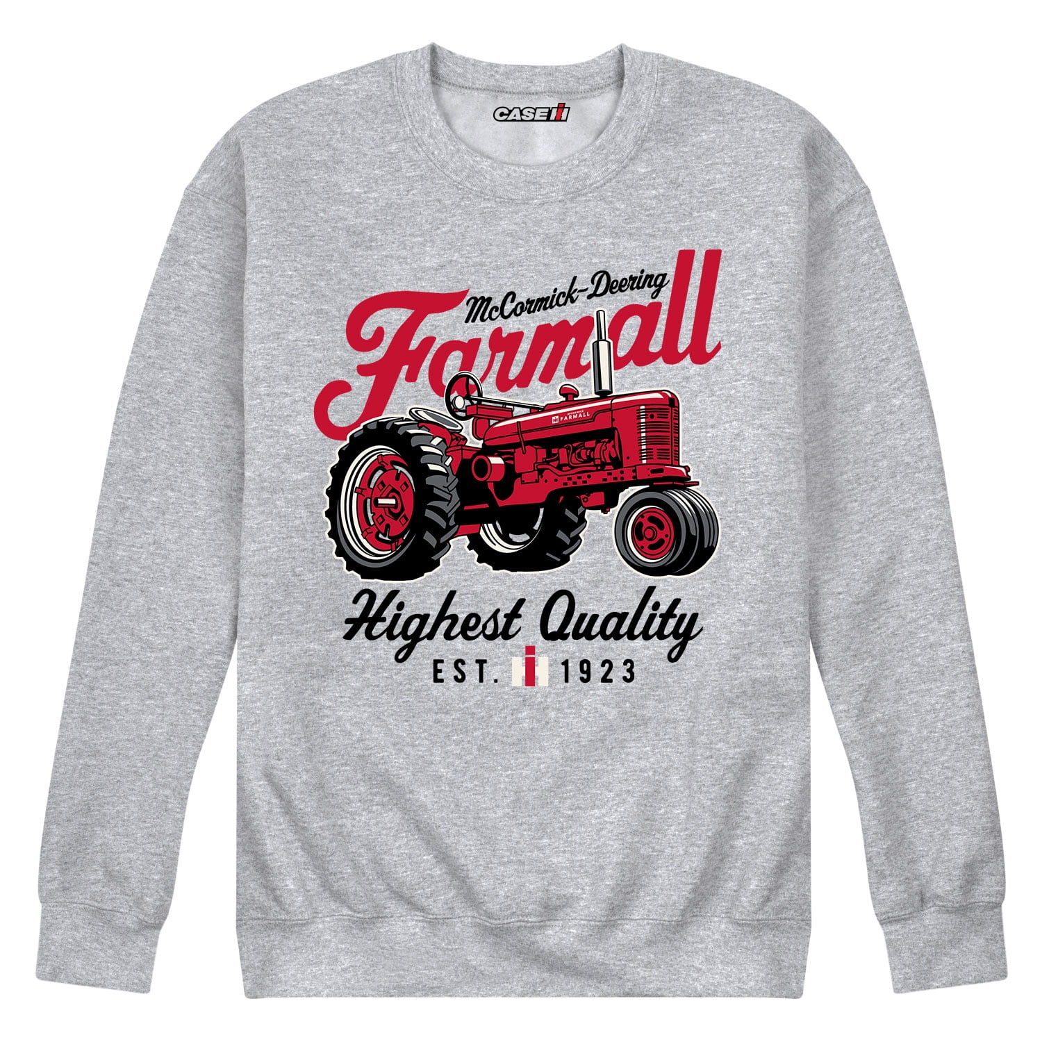 Vintage Farmall - Men's Crew Neck Fleece Pullover - Walmart.com