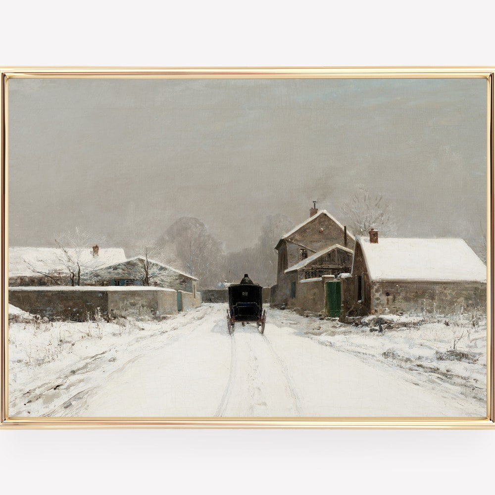 Vintage Farmhouse Noel Print, Vintage Noel Wall Art, Vintage Winter ...