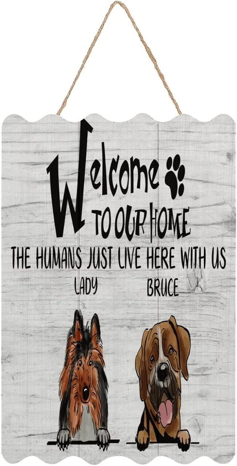 Vintage Farmhouse Primitive Decor Wooden Signs Welcome to Our Home The ...