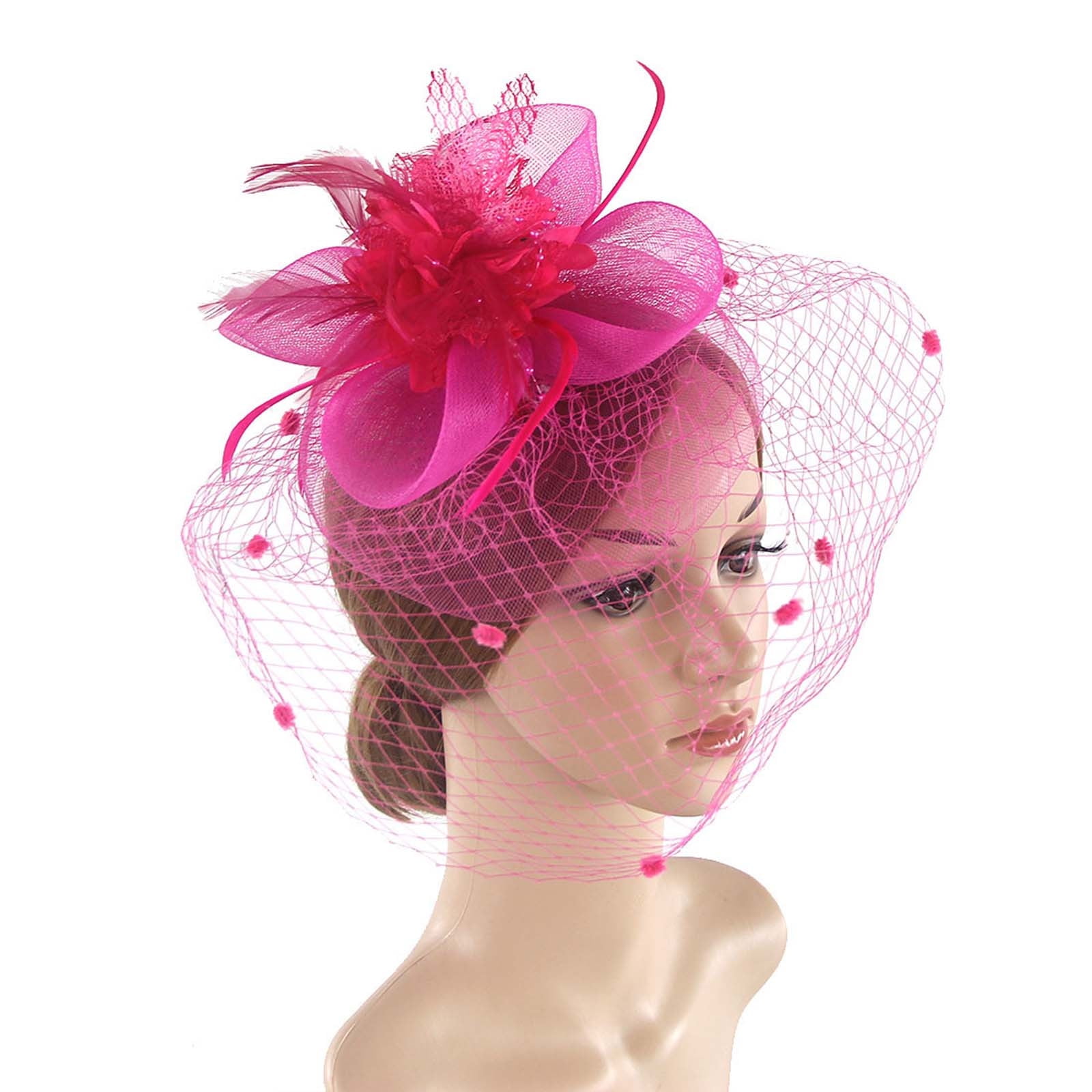 Vintage Fascinator Hat For Race Day Elegant Wedding Headpiece For Bride ...