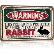 Beware of Cat Sign, Funny Attack Cat Sign, - Walmart.com