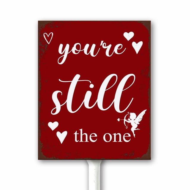 Vintage Feb 14th Sign you're still the one Valentines Day Decor ...
