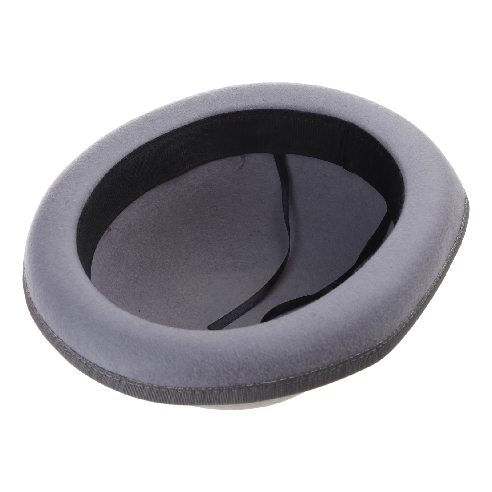 Vintage Fedora Top Hat Wool Short Brim Top Hat Western Round Top Hat ...