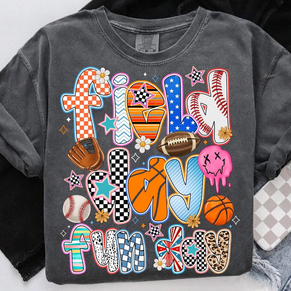 Vintage Field Day, Sports Day, Let The Game Begin Design, School Field ...