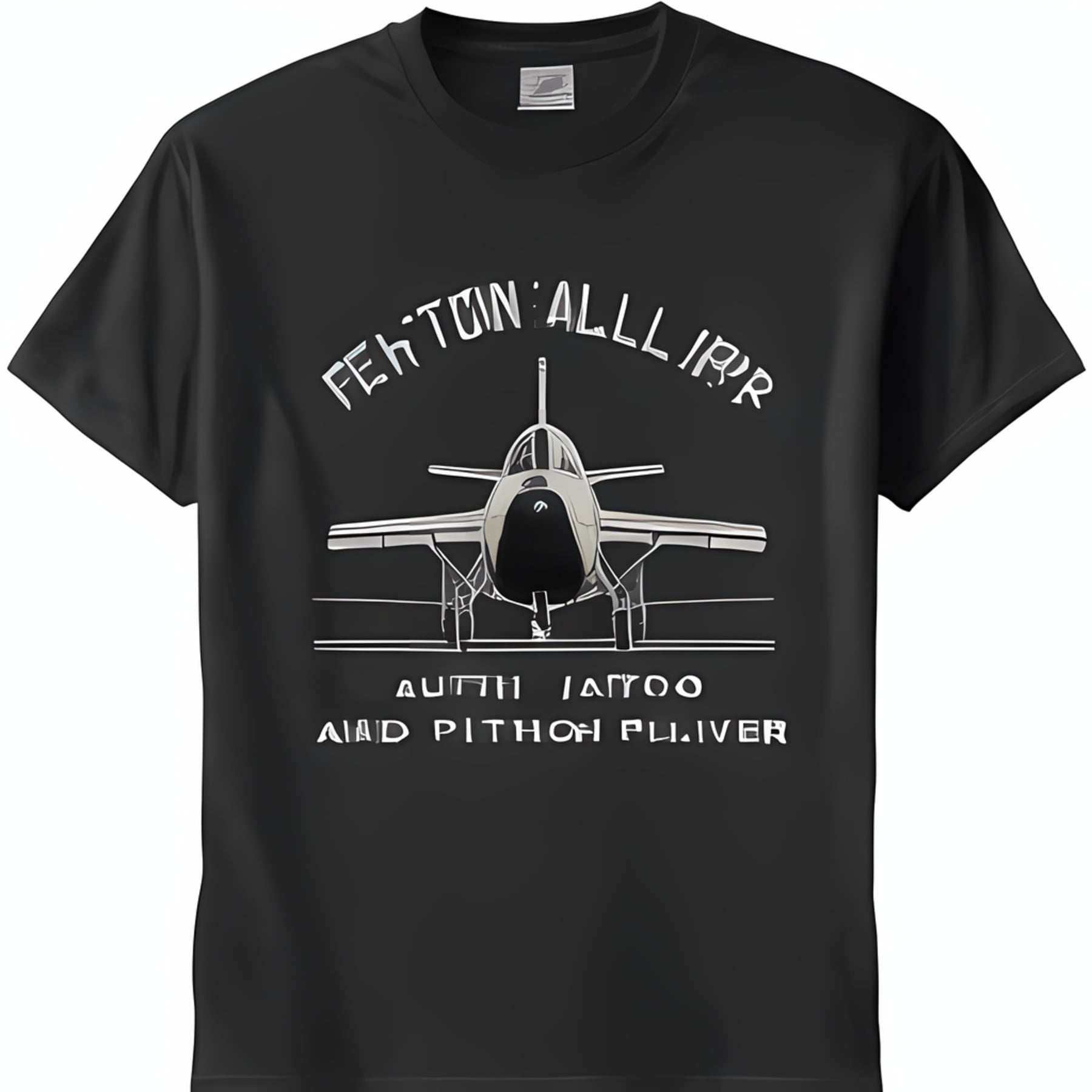 Vintage Fighter Jet Design T-Shirt by F4d : Individuals and Python ...