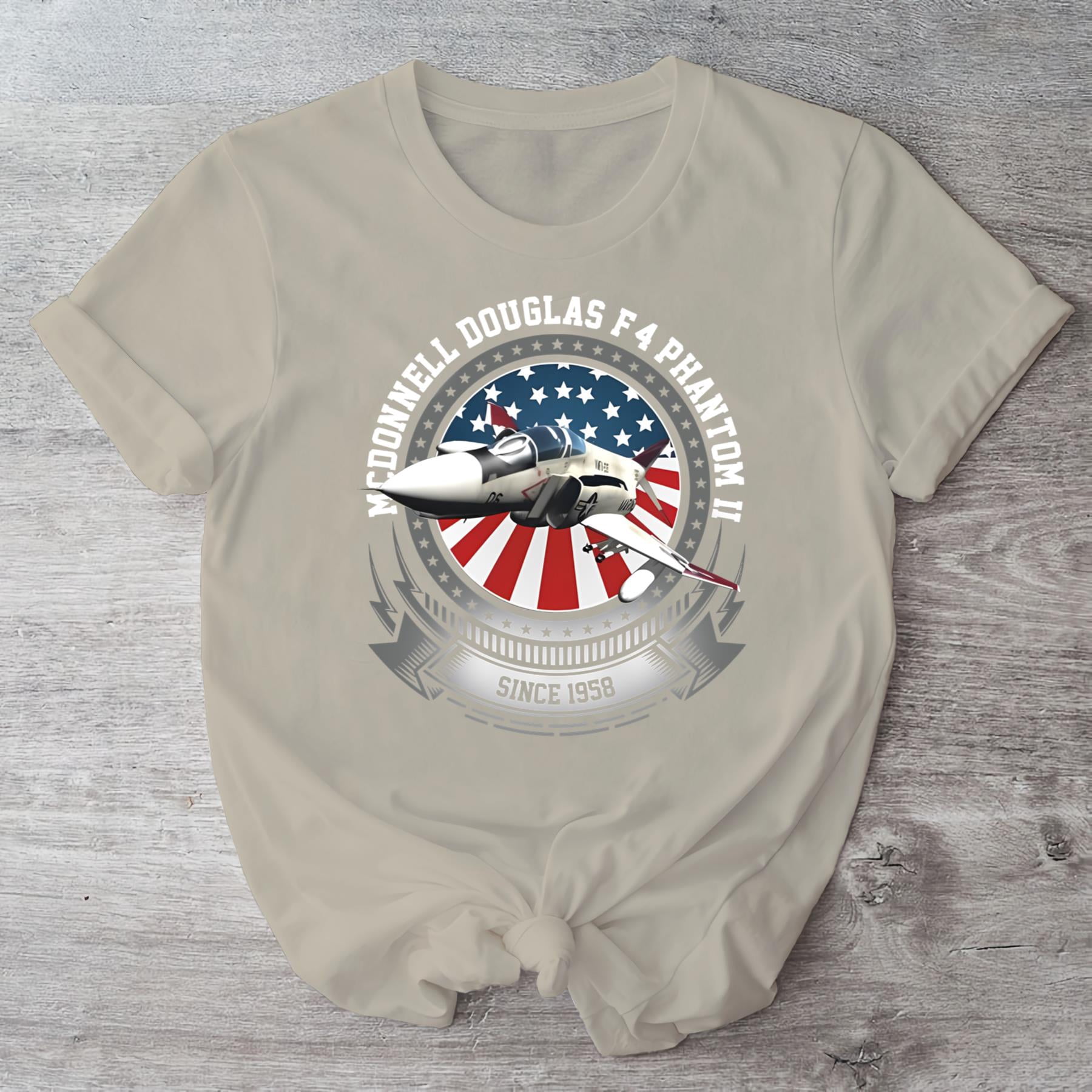 Vintage Fighter Jet Inspired Shirt, Retro Military Aviation Graphic Tee ...