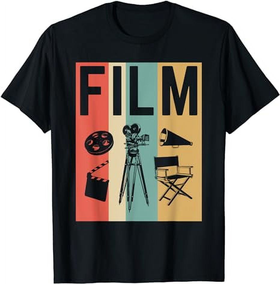 Vintage Film Cinema Shirt, Retro Movie Maker Tee Gift - Walmart.com