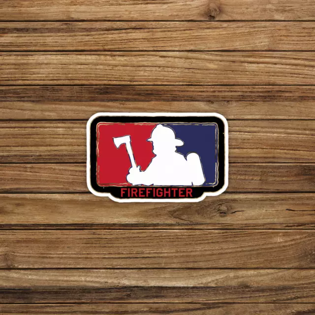 Vintage Firefighter Logo Sticker - Honor Brave First Responders Hero ...