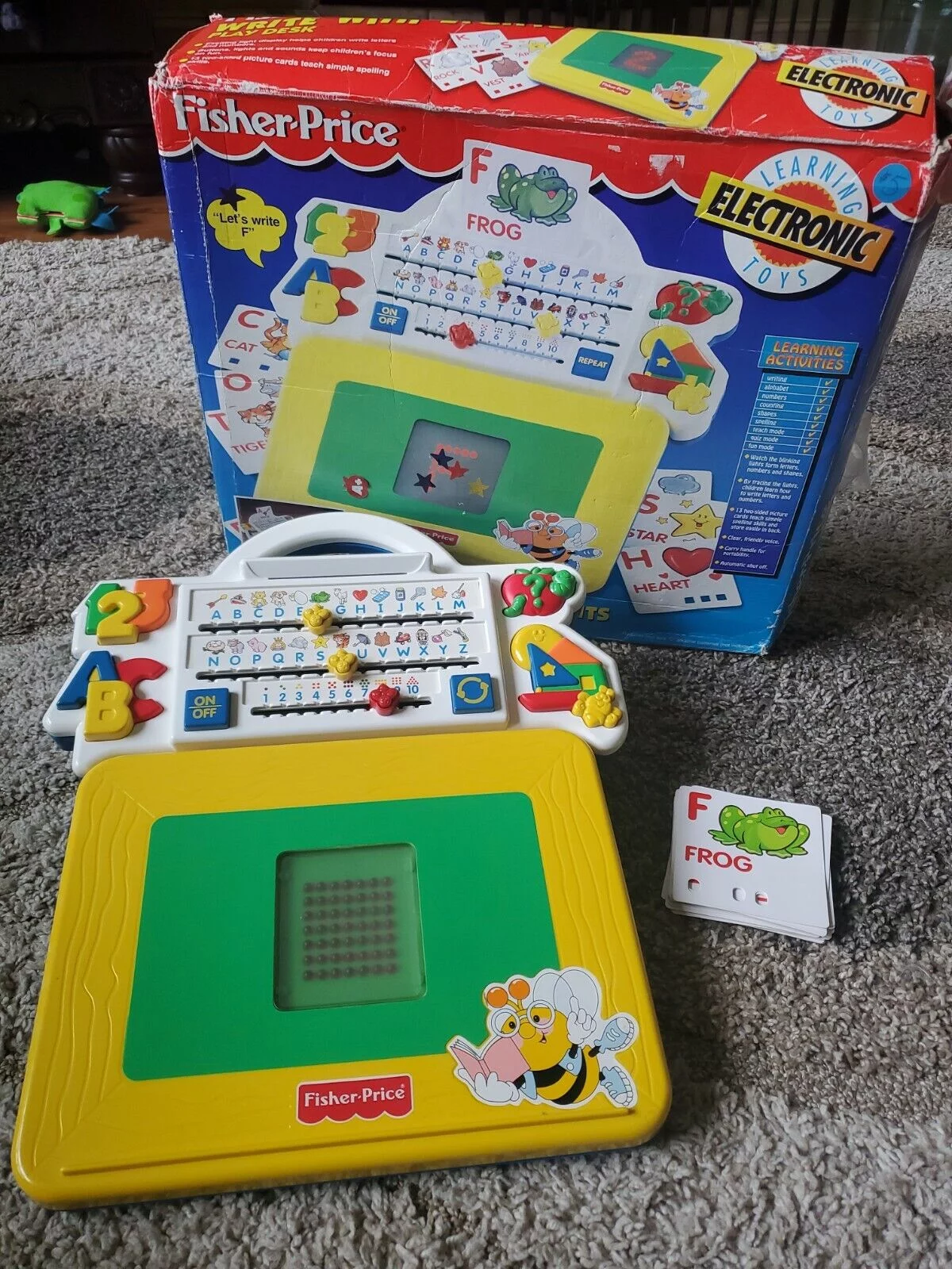 Vintage Fisher Price Write with Lights Play Desk .Portable Play ...