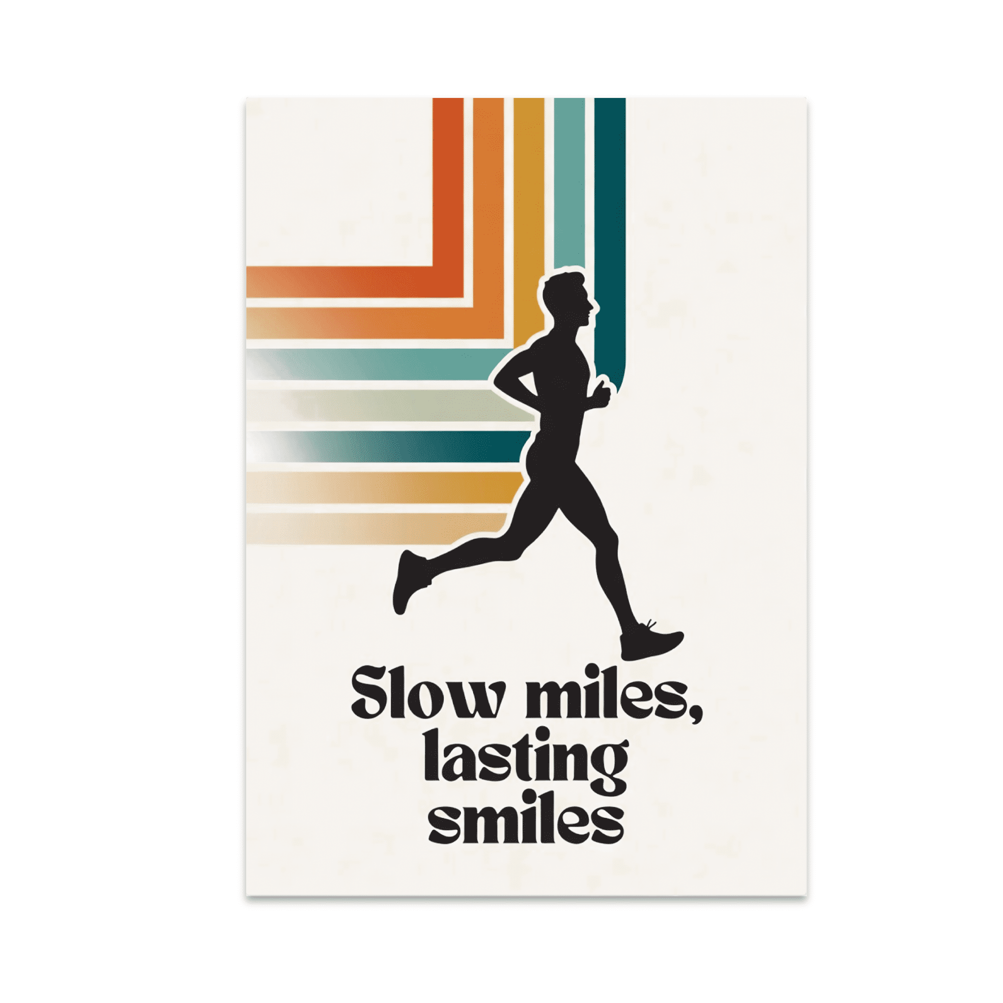 Vintage Fitness Wall Art - Running Enthusiast - 13x19 Poster Print ...