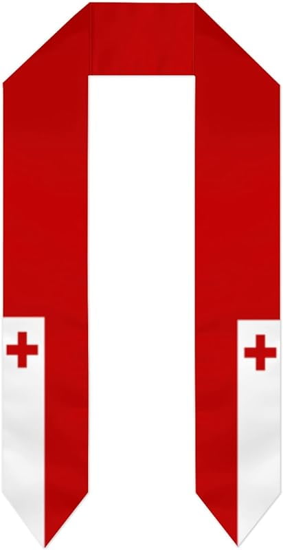 Vintage Flag Graduation Stole Scarf Shawl Sash for Abroad Student ...