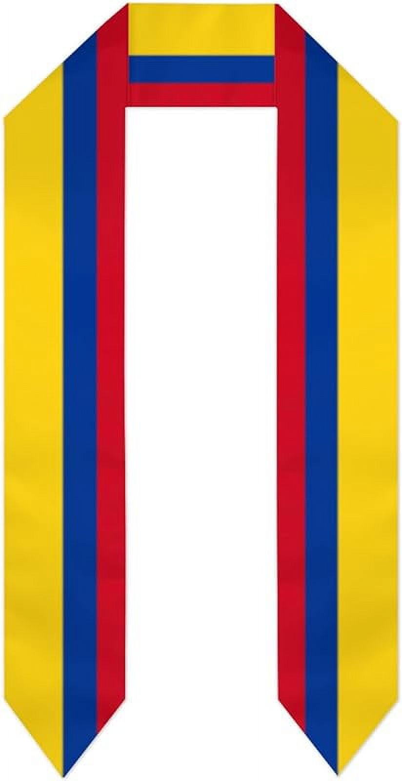 Vintage Flag Graduation Stole Scarf Shawl Sash for Abroad Student ...