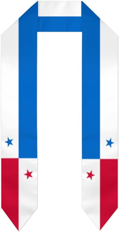 Vintage Flag Graduation Stole Scarf Shawl Sash for Abroad Student ...