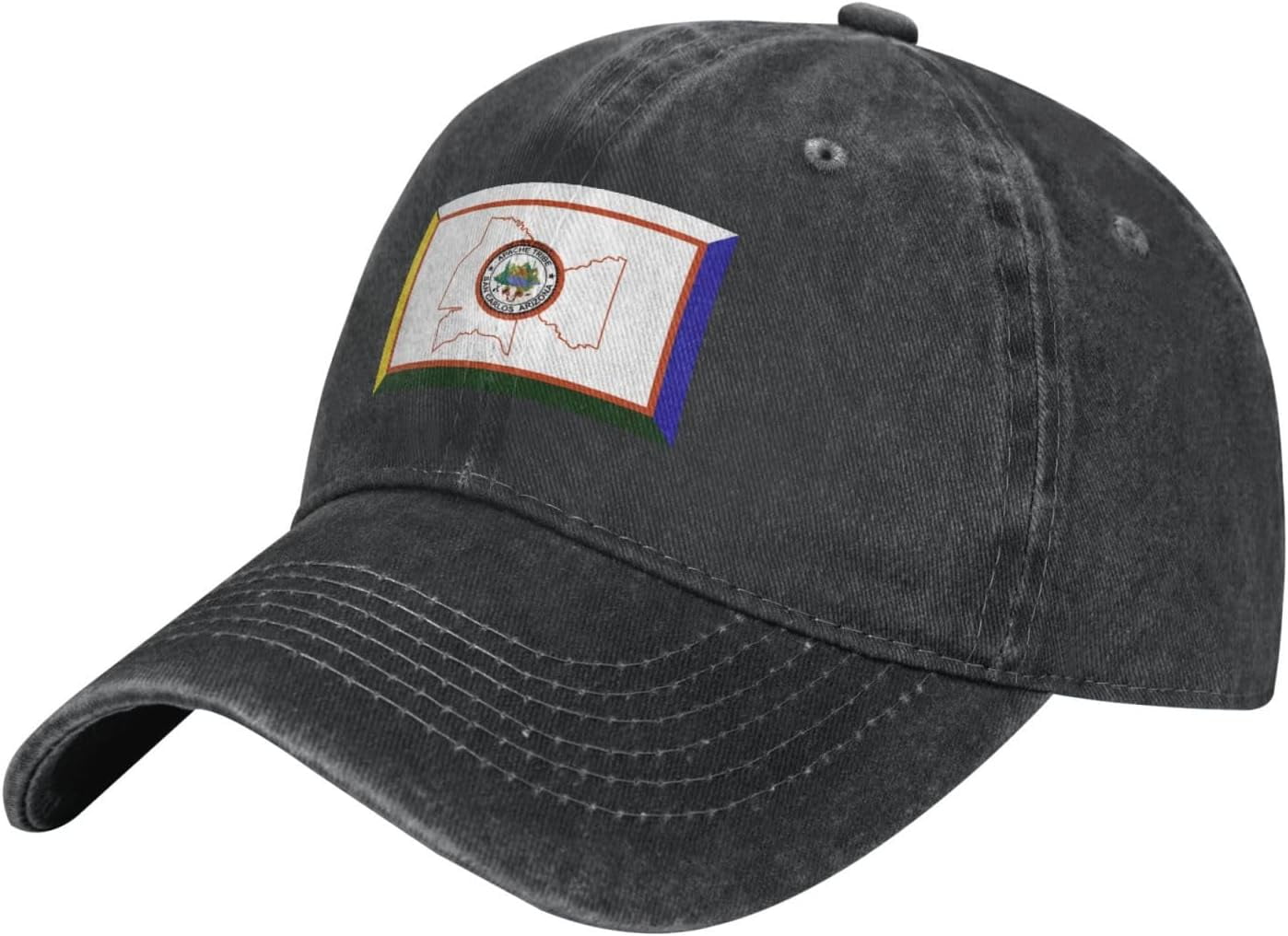 Vintage Flag of The San Carlos Apache Tribe Baseball Caps for Men Women ...