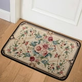 Vintage Floral Boho Door Mat Absorbent Washable Welcome Door Mats ...