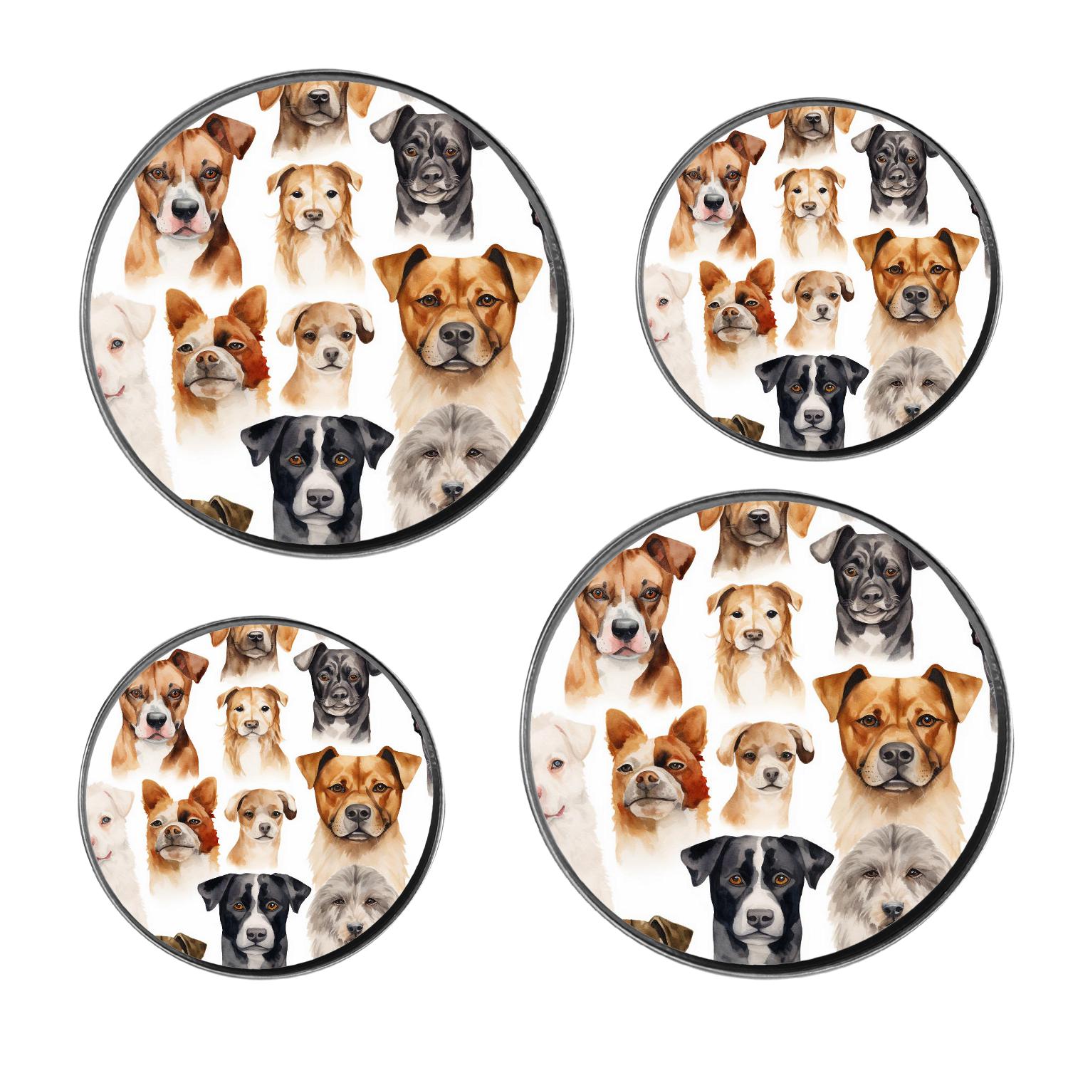 Vintage Floral Flowers Puppy Dog Beautiful Stove Burner Covers Set,Gas ...
