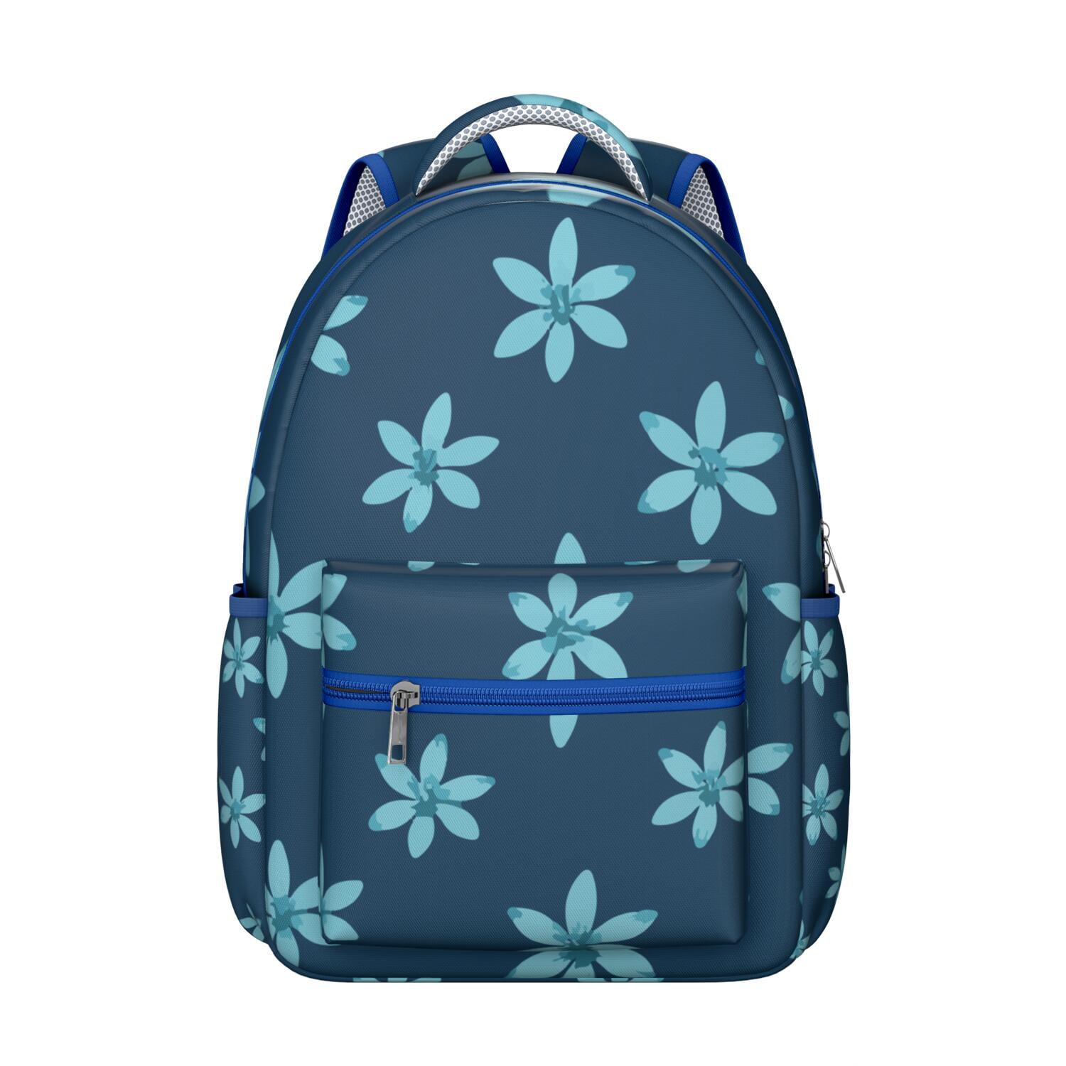 Vintage Floral Print Students’s Backpack Adjustable Strap School Bag ...