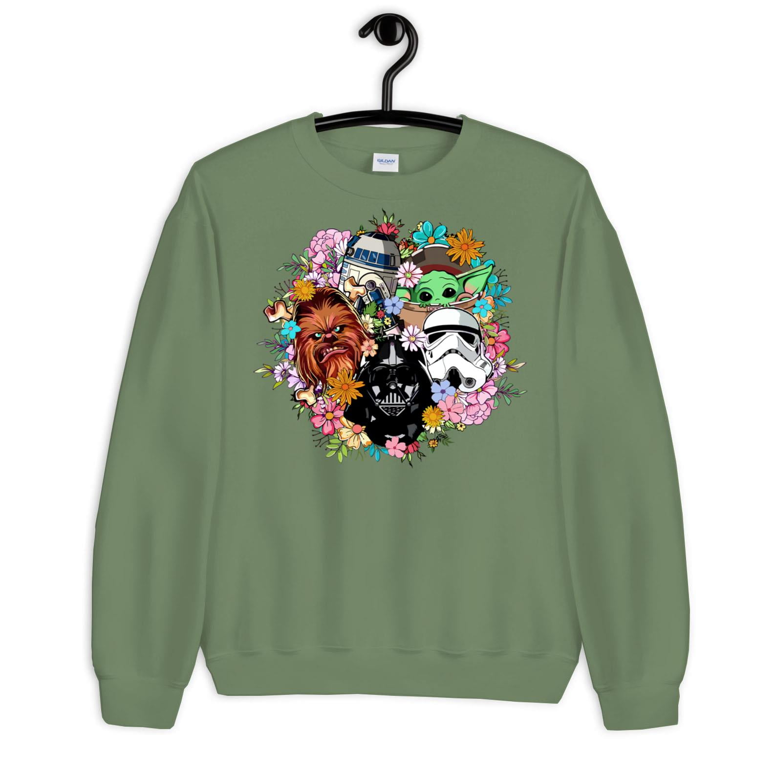 Vintage Floral Sci-Fi Characters Shirt, Galactic Warrior, Dark Knight ...