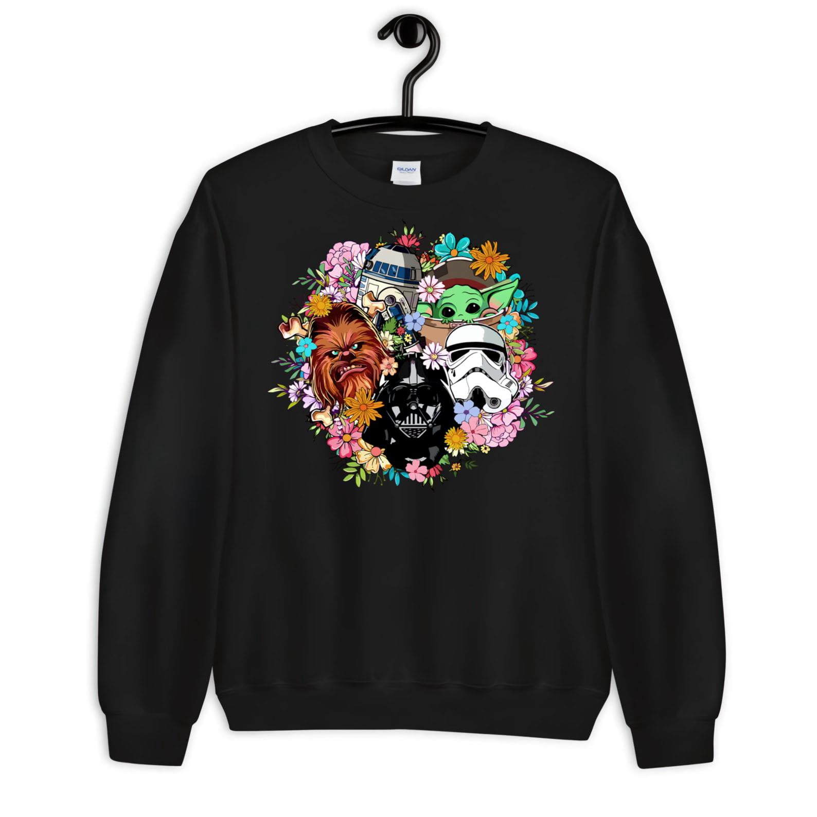 Vintage Floral Sci-Fi Characters Shirt, Galactic Warrior, Dark Knight ...