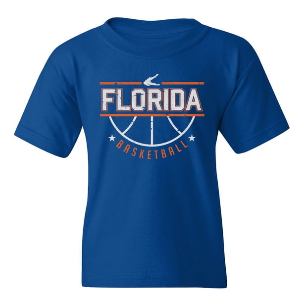 Vintage Florida Game Day Apparel - Basketball Fans Youth Unisex T-shirt ...