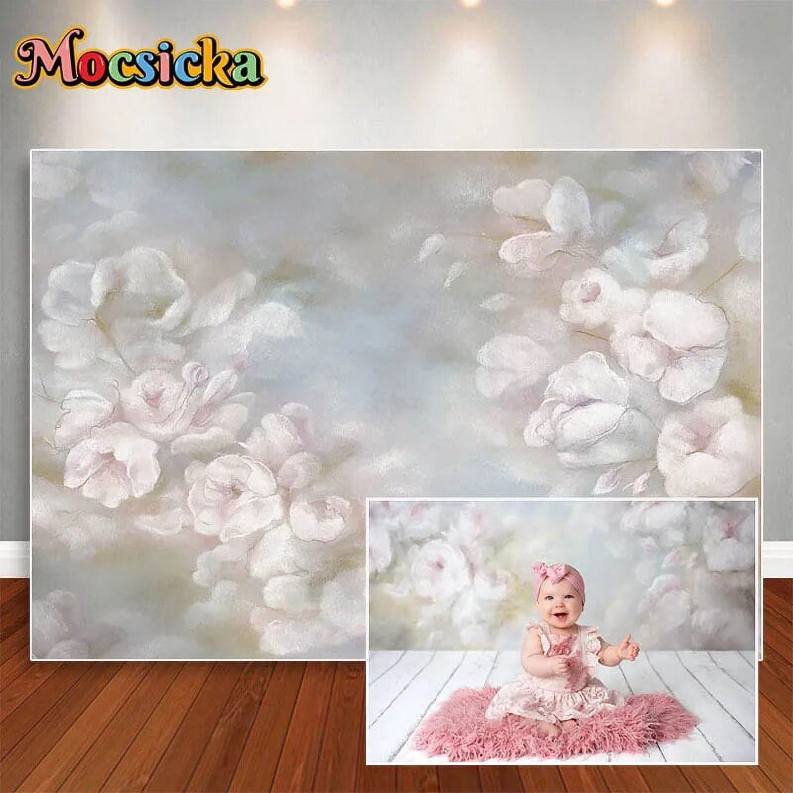 Vintage Flower Photography Backdrop Newborn Baby Artistic Portrait ...