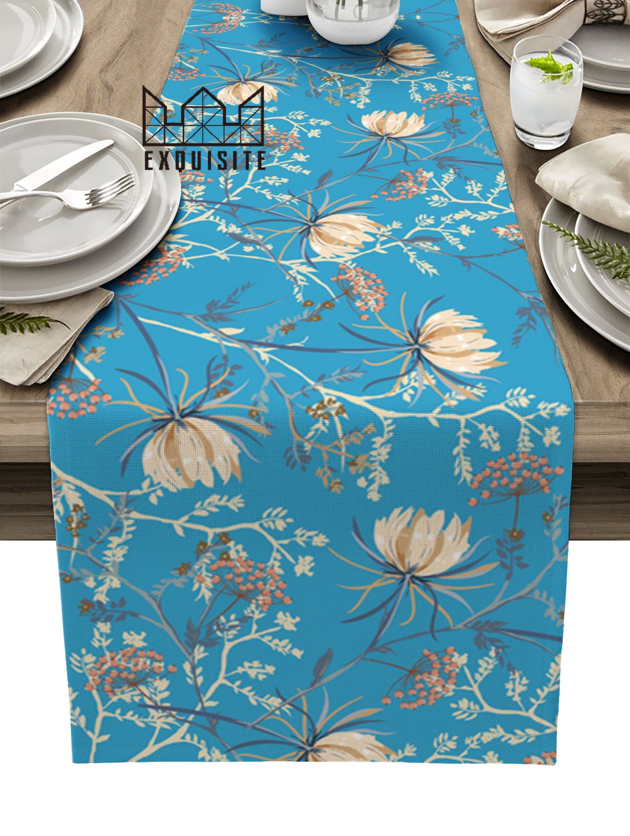 Vintage Flower Snow Lotus Coffee Table r Dining Table r Wedding Table ...