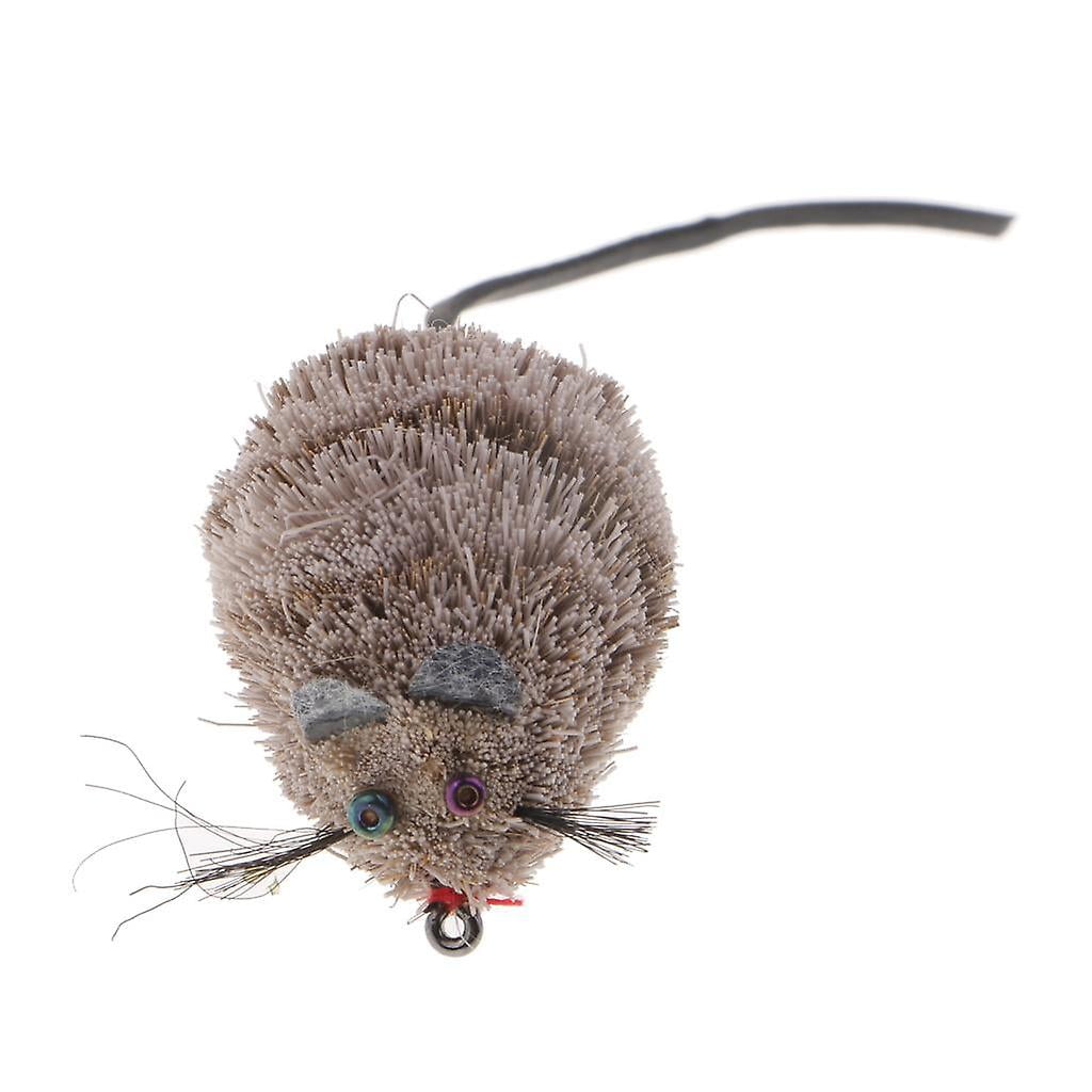 Vintage Fly Fishing Mouse Lure 1/0 Hook Bass Trout Fly Fishing Flies ...