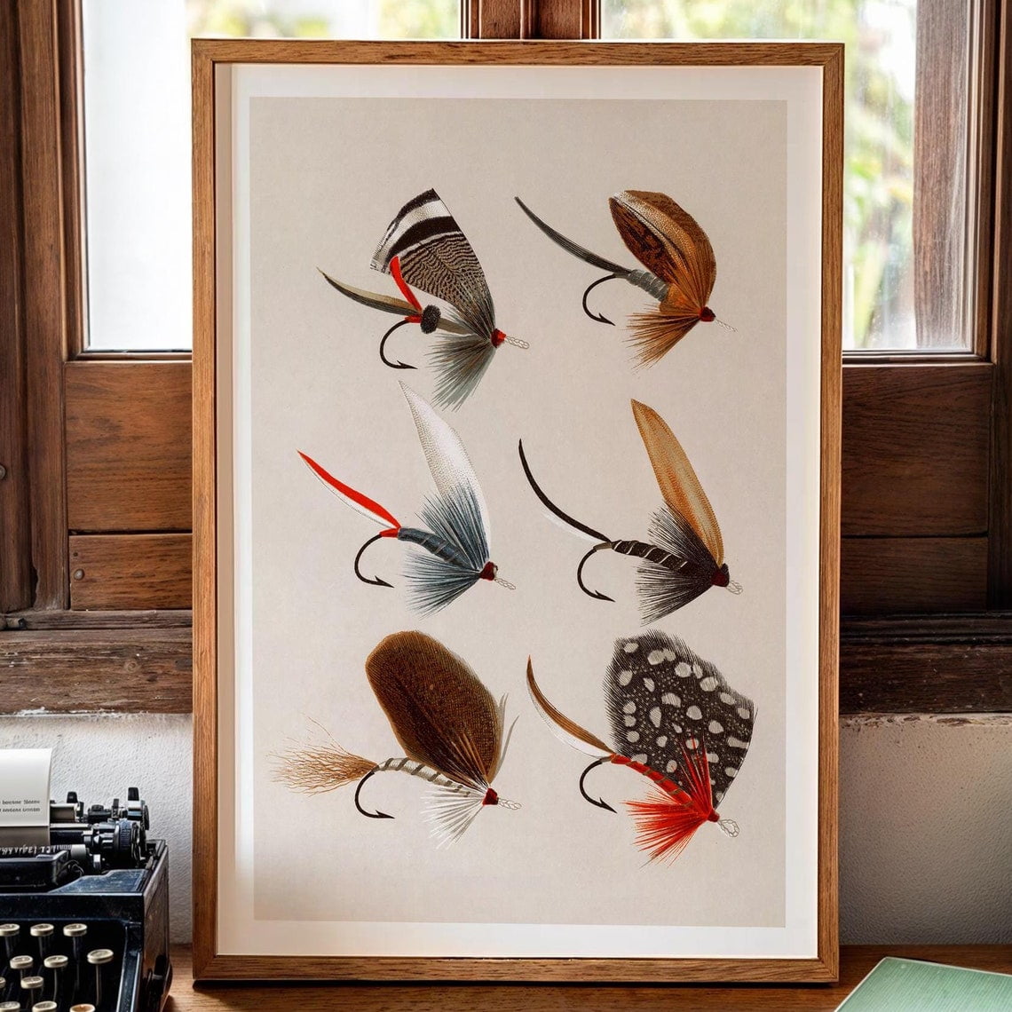Vintage Fly Fishing Poster Retro Fishing Print Vintage Travel Poster ...