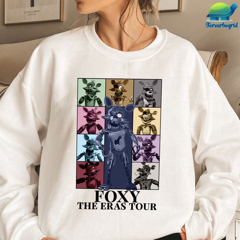 Vintage Fnaf Foxy Tour Shirt | Homage Five Nights at Freddy Foxy Shirt ...
