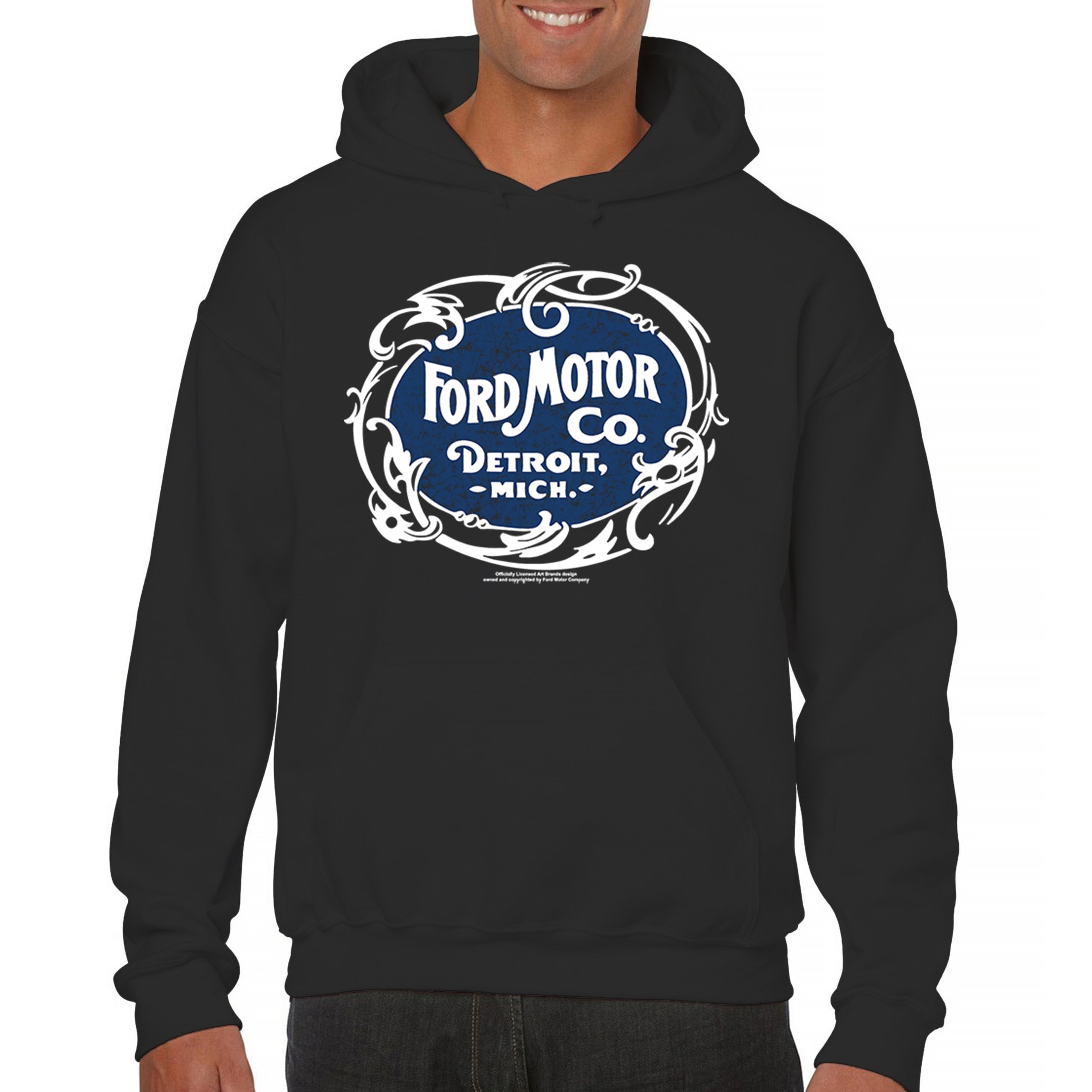 Vintage Ford Motor Co Sweatshirt Classic Ford Logo Detroit Michigan ...