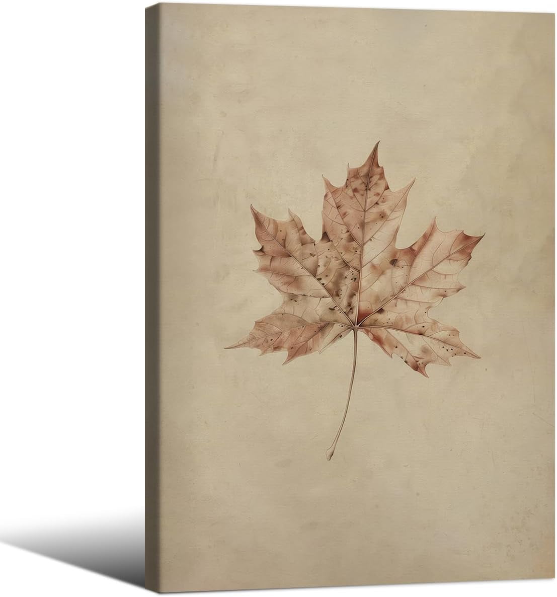 Vintage Forest Rustic Campfire Canvas Wall Art Moody Pine Tree Room ...