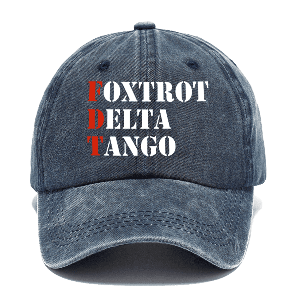 Vintage Foxtrot Delta Tango Hat Foxtrot Delta Tango Baseball Caps ...