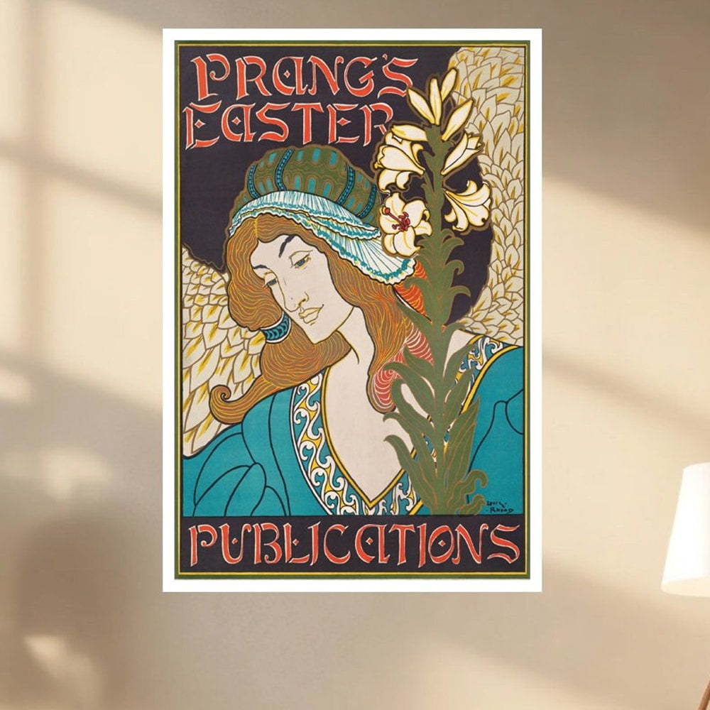 Vintage France Illustration Artwork Poster Collection Antique Art ...