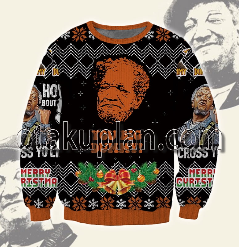 Vintage Fred Sketch Sanford And Son Christmas 3D Printed Ugly Christmas ...