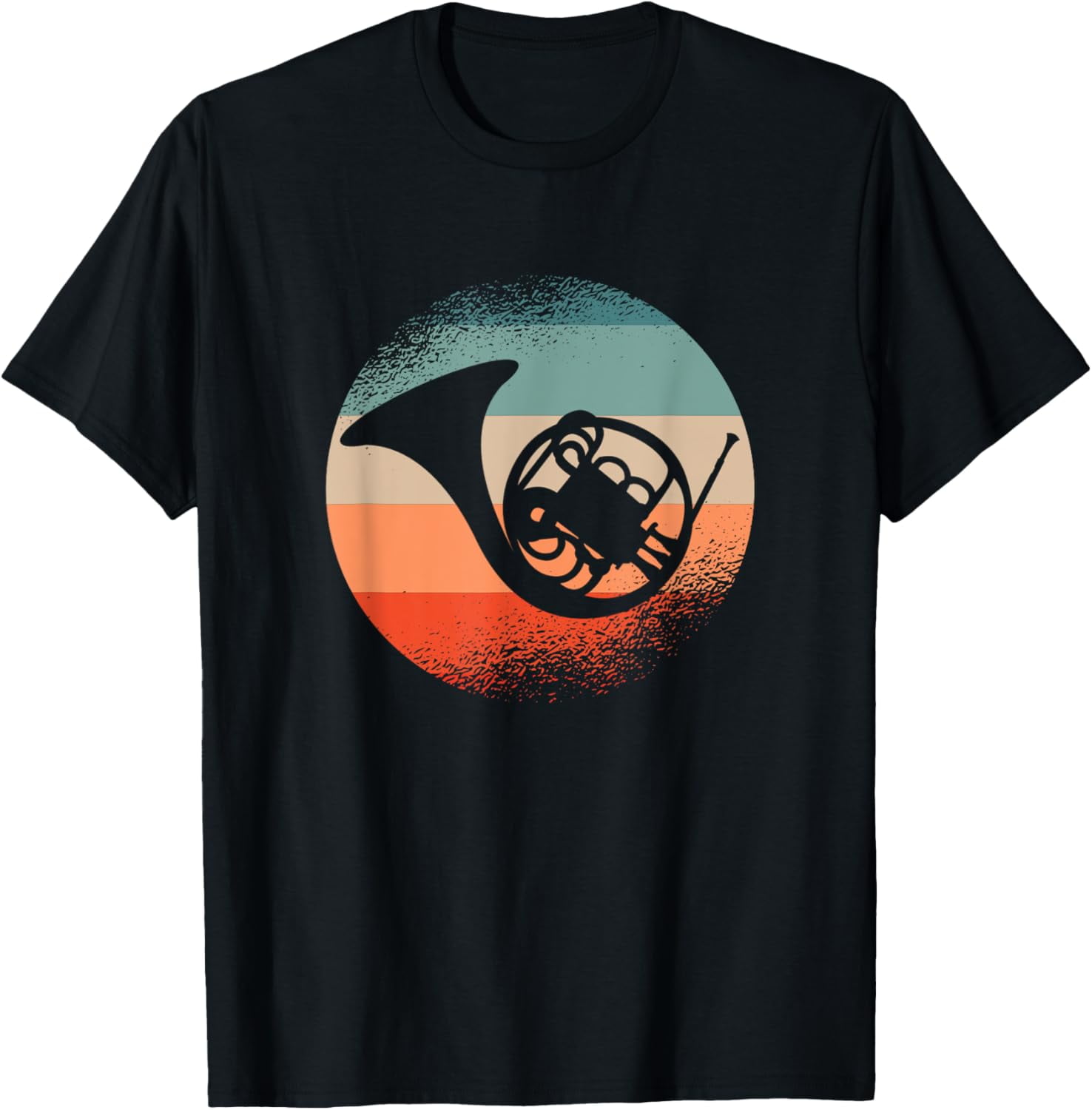 Vintage French Horn Marching Band - Retro Horn T-Shirt men and women ...