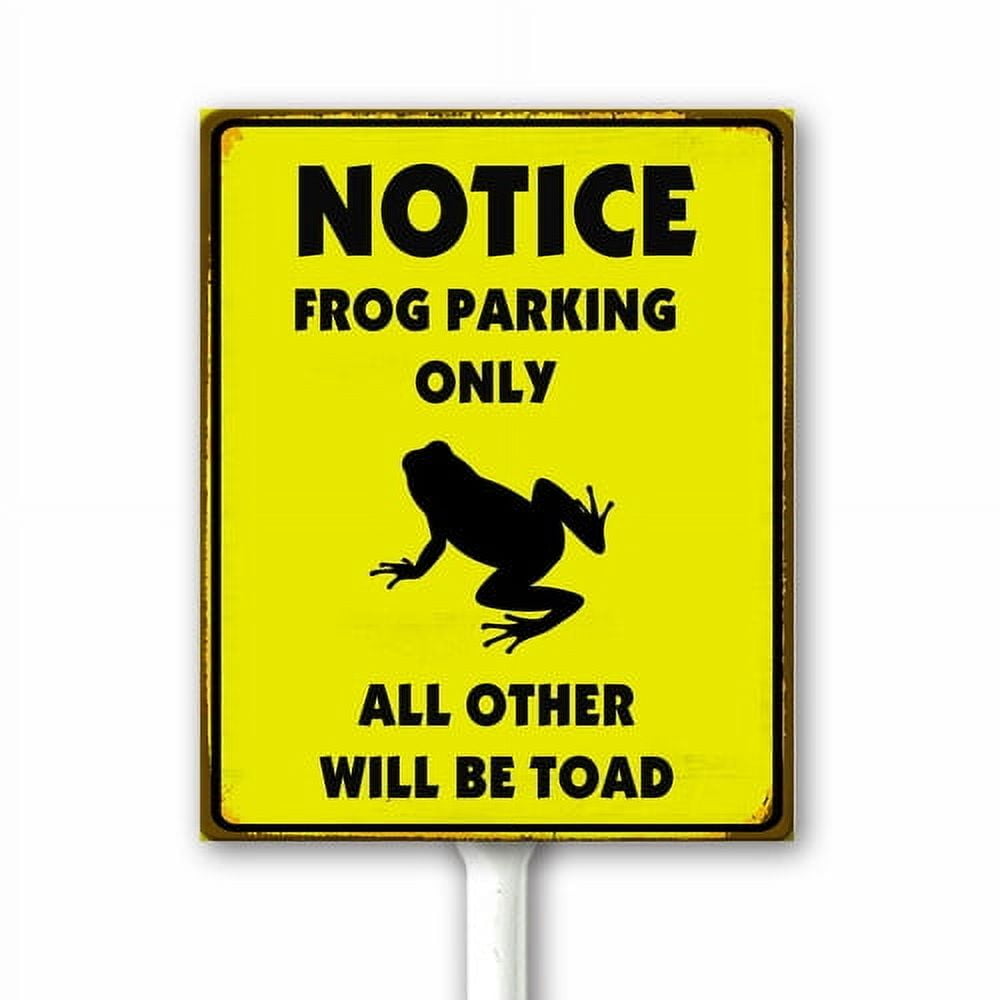 Vintage Frog Parking Only All Other Will be Toad Sign, Frog Lover ...