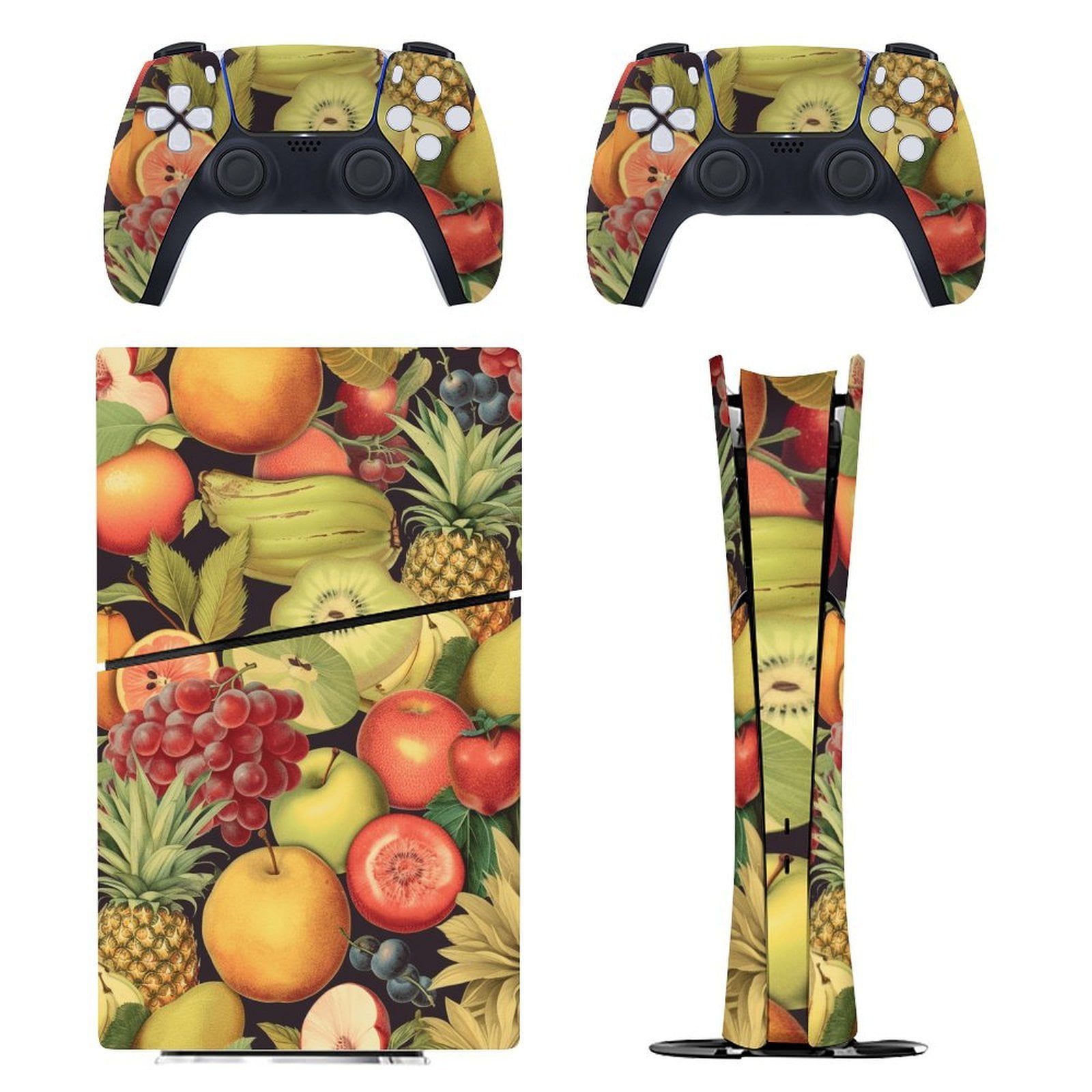 Vintage Fruit Console Skin Bundle for PS5 Pro Slim Disc & Digital / PS4 ...