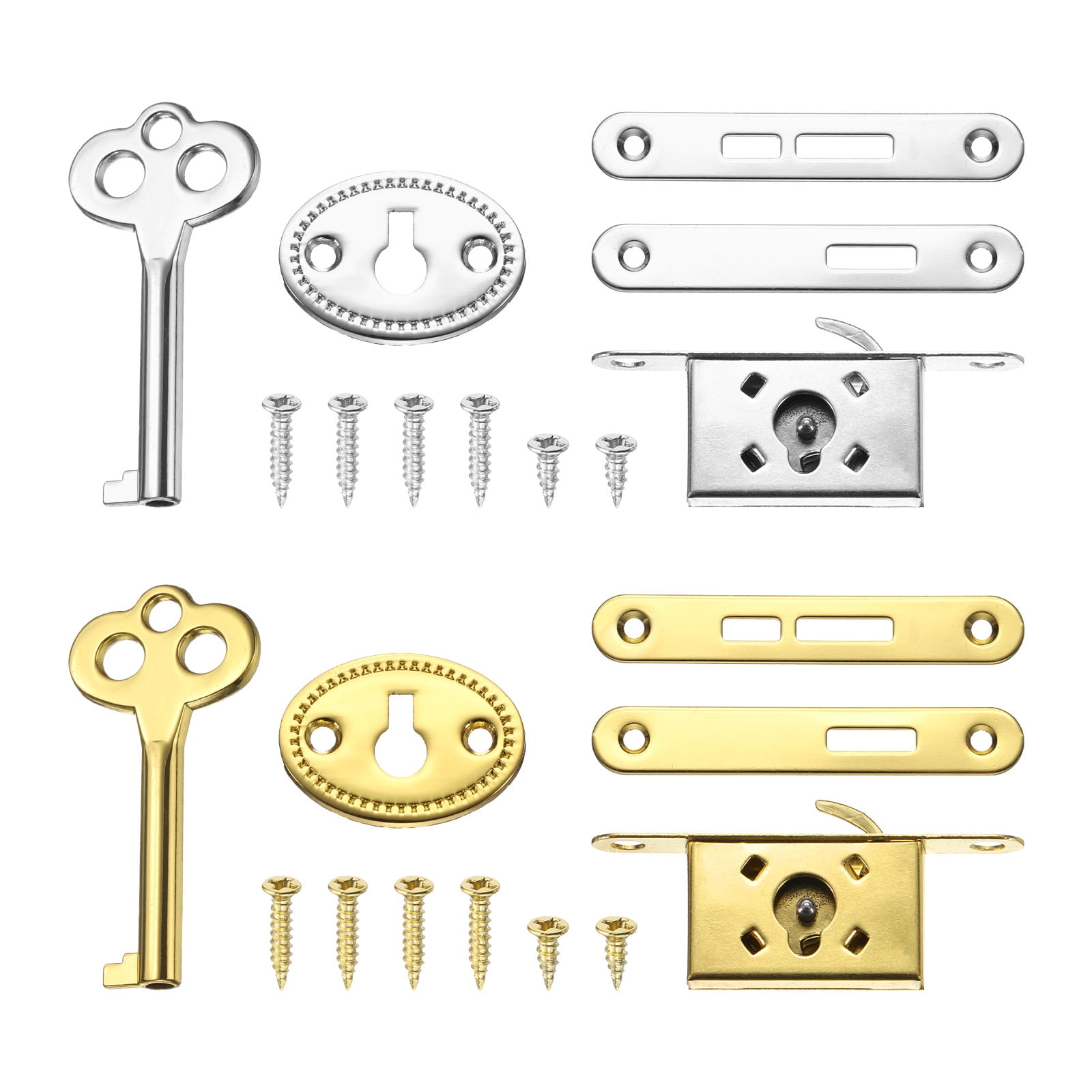 Vintage Full Mortise Mini Locks with Key Set of 2, Mini Lock ...