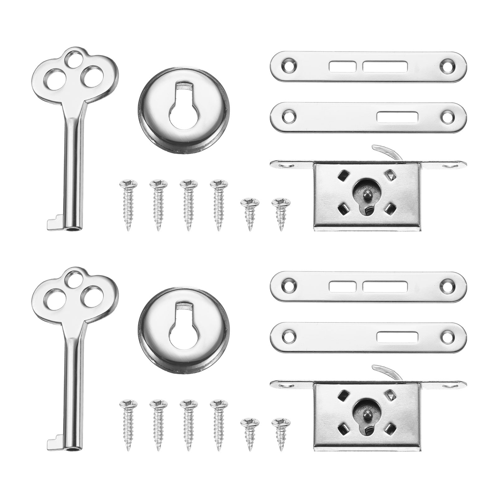 Vintage Full Mortise Mini Locks with Key Set of 2, Mini Lock ...