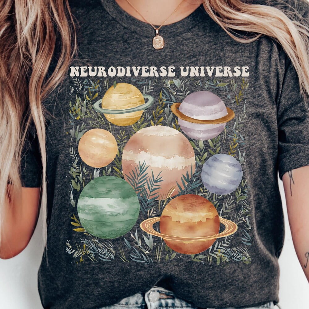 Vintage Funny Autism Neurodiverse Universe Slp Inclusion Sped Teacher ...