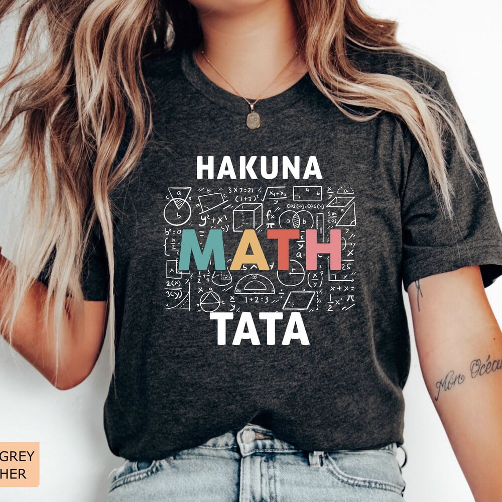 Vintage Funny Math Lover Hakuna Math Tata Mathematician Math Teacher Gift - Perfect Gifts For ...