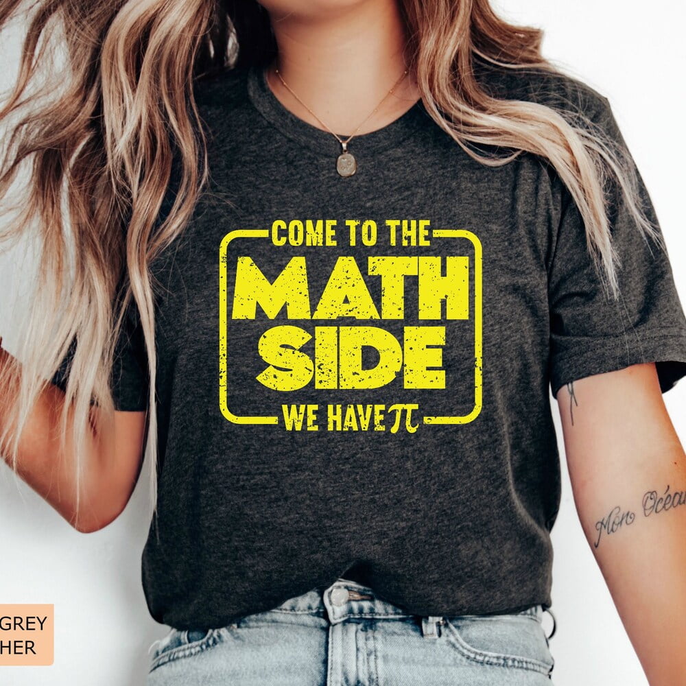 Vintage Funny Pi Day Come To The Math Side We Have Pie Geek Nerd Math ...