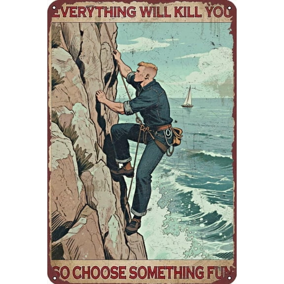 Rock Climbing Sign