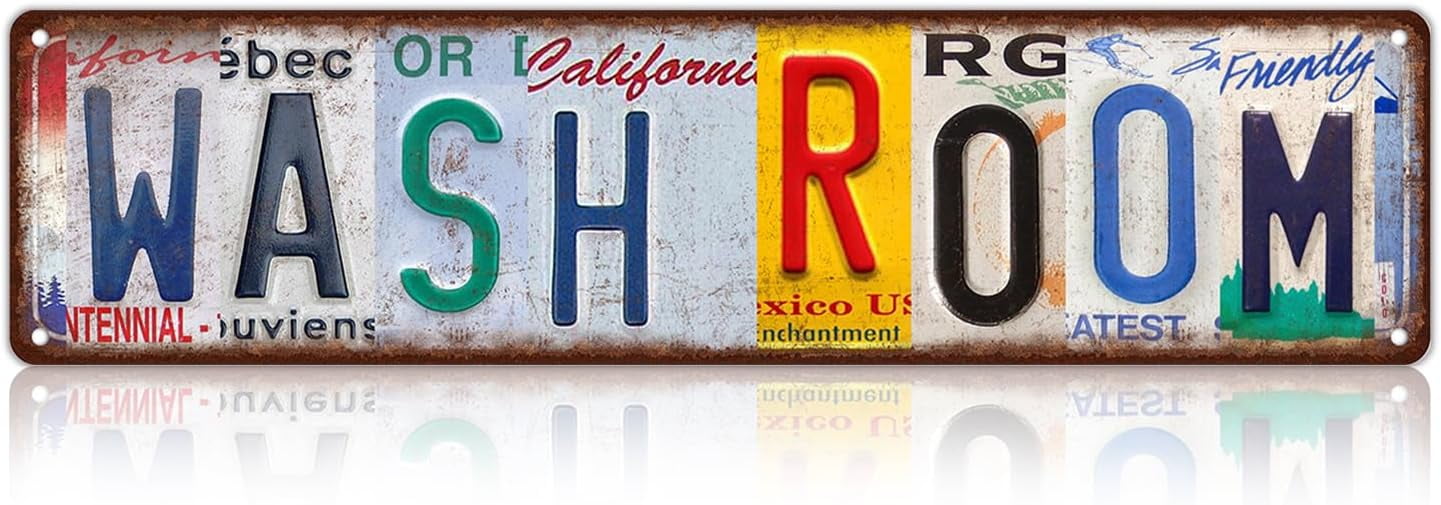 Vintage Game Room Metal Tin Signs Street Signs Man cave Home Wall Decor ...