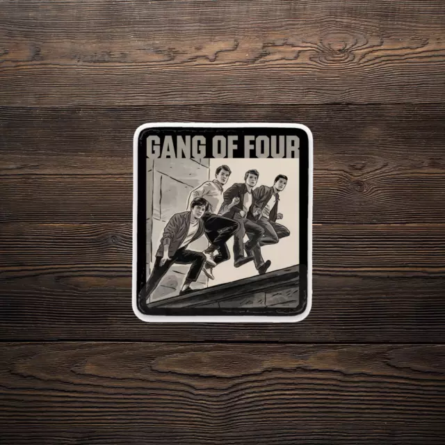 Vintage Gang Of Four Band Sticker - Classic Indie Rock Music ...
