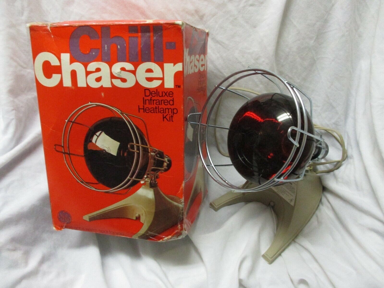 Vintage Ge Chill Chaser Deluxe Infrared Heatlamp Kit - Walmart.com