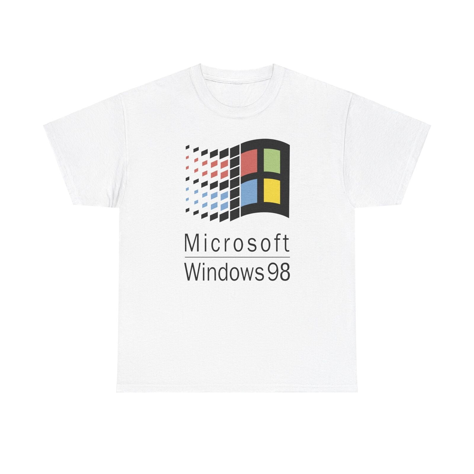 Vintage Geek Windows 98 Gildan Unisex Heavy 100% Cotton Tee - Walmart.com
